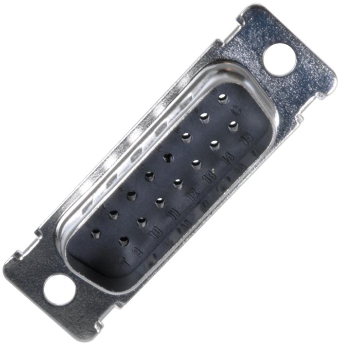 40-9815M - Aim Cambridge - Cinch Connectivity - D Sub Connector, 15 Contacts, Plug