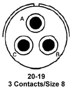 MS3456W20-19P - Amphenol Aerospace - Circular Connector, MIL-DTL-5015 ...