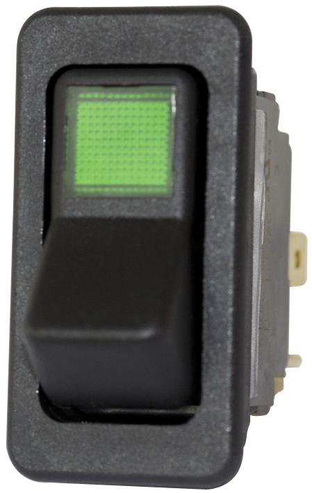 8004K54N1V2 - Eaton - Rocker Switch, (On)-Off-(On), DPDT