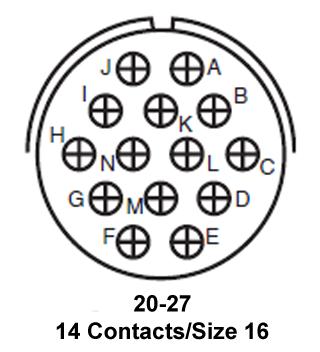 GTS030-20-27S - Amphenol Industrial - Circular Connector, GT Series ...