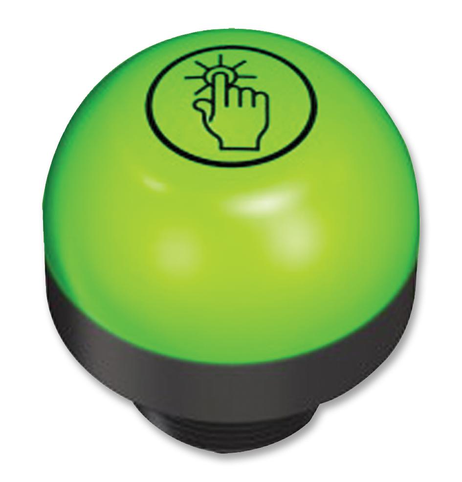 K50APTGRYF2Q - Banner Engineering - Illuminated Pushbutton Switch, K50 ...