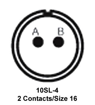 MS3456W10SL-4P - Amphenol Aerospace - Circular Connector, MIL-DTL-5015 ...
