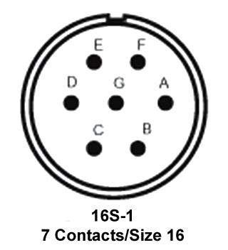 MS3456W16S-1P - Amphenol Aerospace - Circular Connector, MIL-DTL-5015 ...