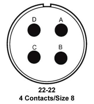MS3456W22-22P - Amphenol Aerospace - Circular Connector, MIL-DTL-5015 ...