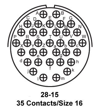 ACC02E28-15P - Amphenol Industrial - Circular Connector, ACC Series ...