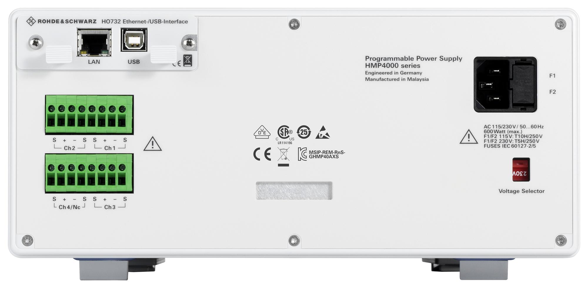 HMP4030.03 - Rohde & Schwarz - Bench Power Supply, Programmable, 3 Output