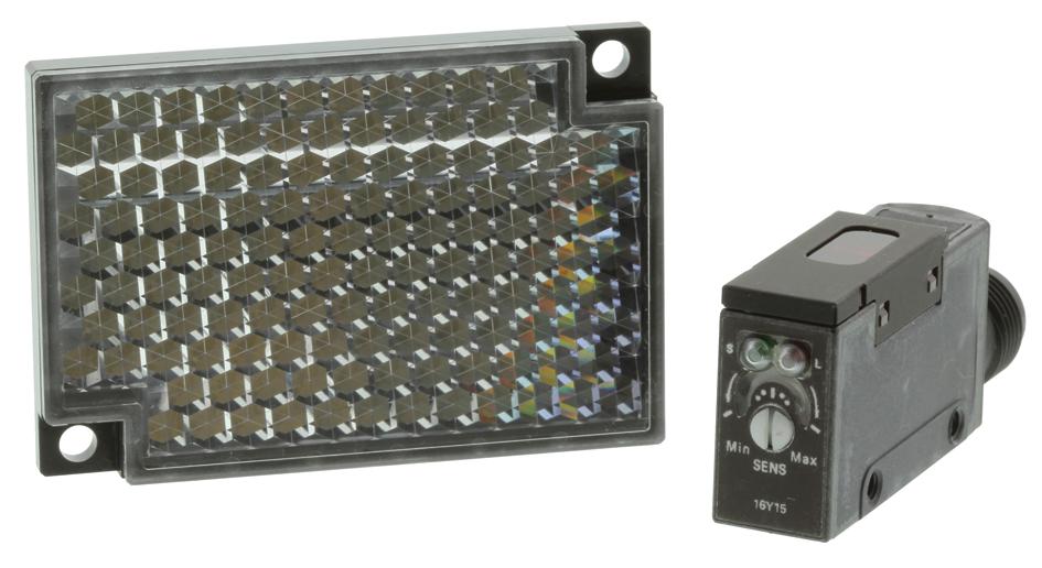 E3S-AR86 - Omron Industrial Automation - Photoelectric Sensor, E3S-A Series, Retroreflective