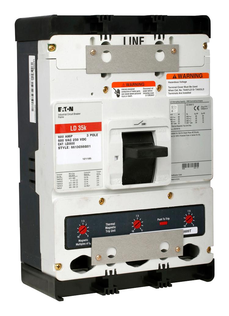 LD3500 - Eaton Cutler Hammer - Thermal Magnetic Circuit Breaker, C ...