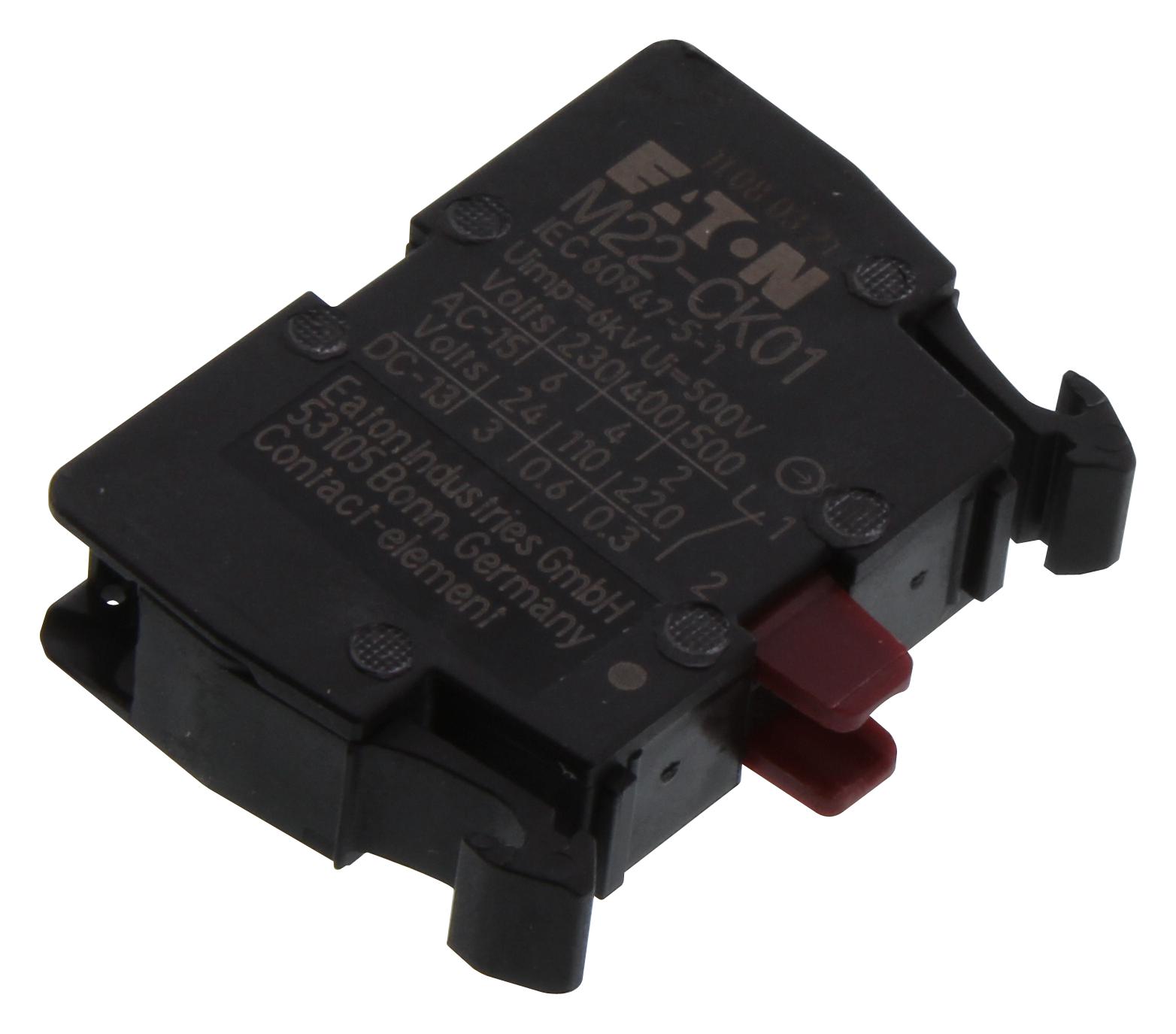 M22-CK01 - Eaton Moeller - Contact Block, 4 A, 500 V