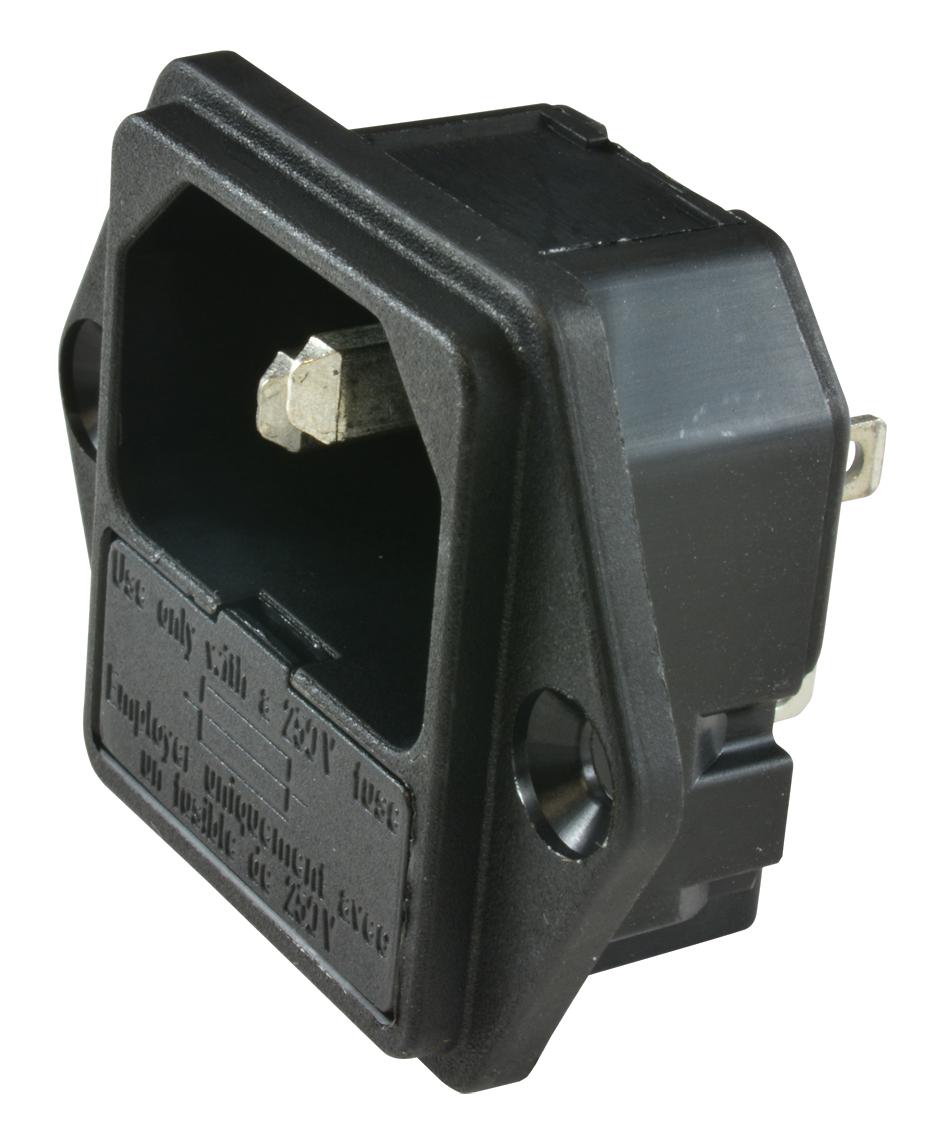 6200.2100 - Schurter - Un-Filtered IEC Power Entry Module, IEC C14 ...