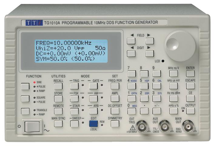 TG1010A - Aim-tti Instruments - Signal Generator, Arbitrary / Direct ...