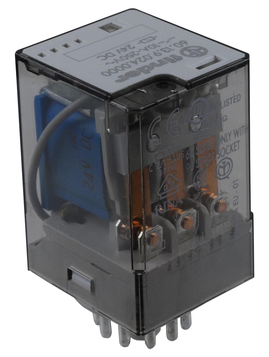 60.13.9.024.0000 - Finder - Power Relay, 3PDT, 24 VDC