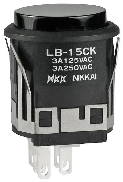 LB15CKW01-A - Nkk Switches - Pushbutton Switch, LB Series, 22 mm