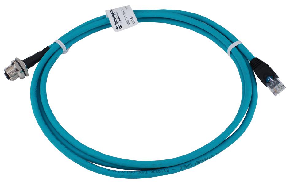 0985 706 104/2M - Lumberg Automation - Sensor Cable, Ethernet, IP