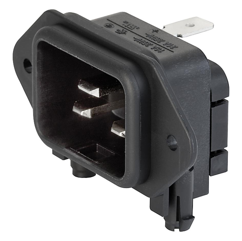 GSP4.0217.10 - Schurter - IEC Power Connector, IEC C20 Inlet, 20 A