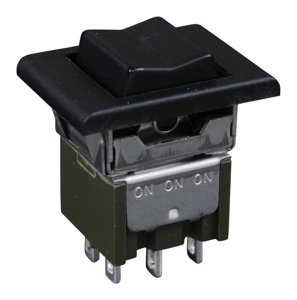 M2024TJW01-FA-1A - Nkk Switches - Rocker Switch, On-On-On, SP3T