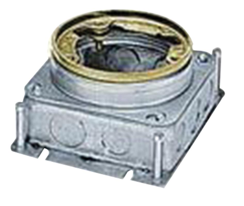 B2529 - Hubbell Wiring Devices - Floor Box, Round, Stamped Steel