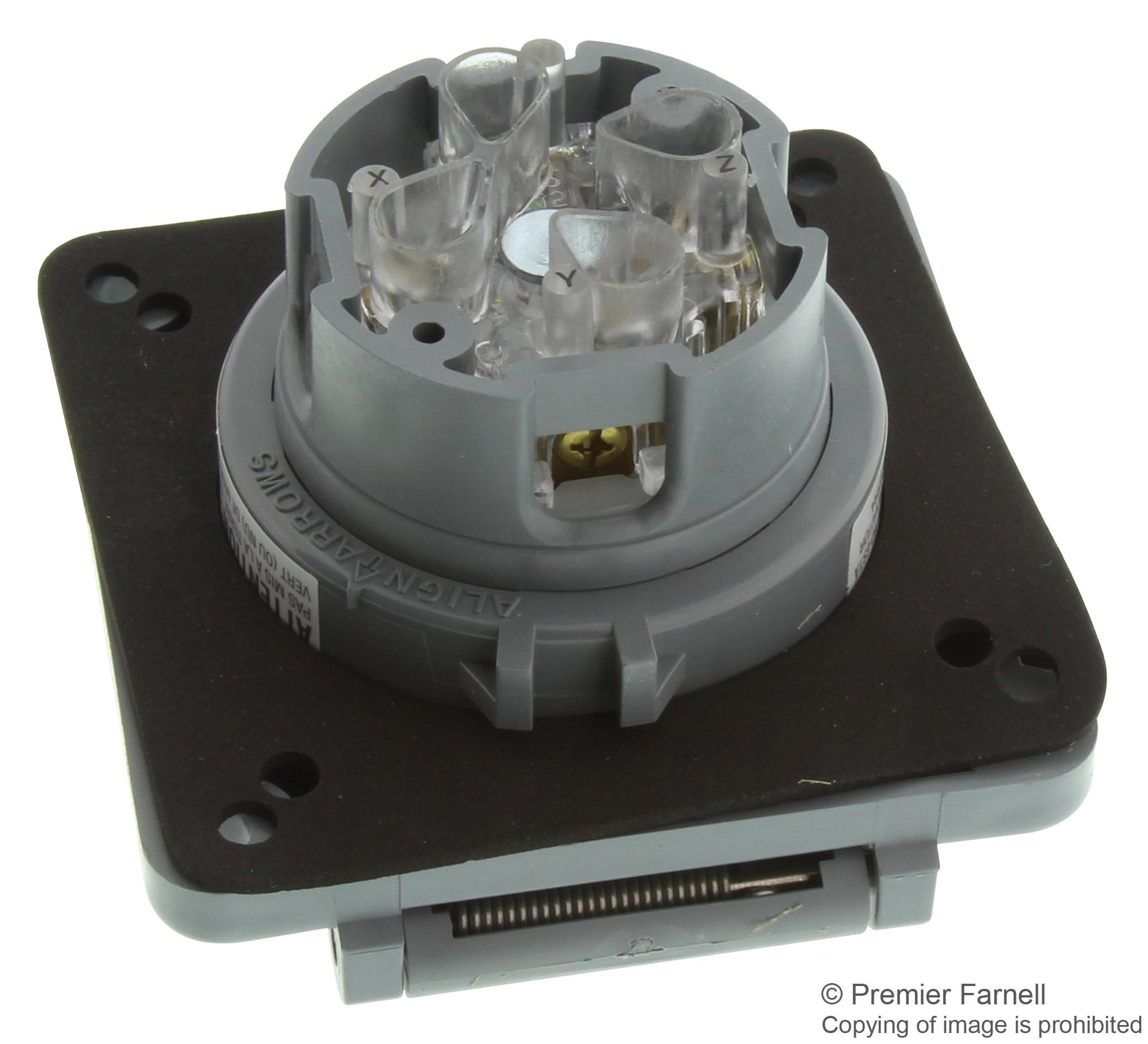 HBL2720SW - Hubbell Wiring Devices - Power Entry Connector, Power Entry ...