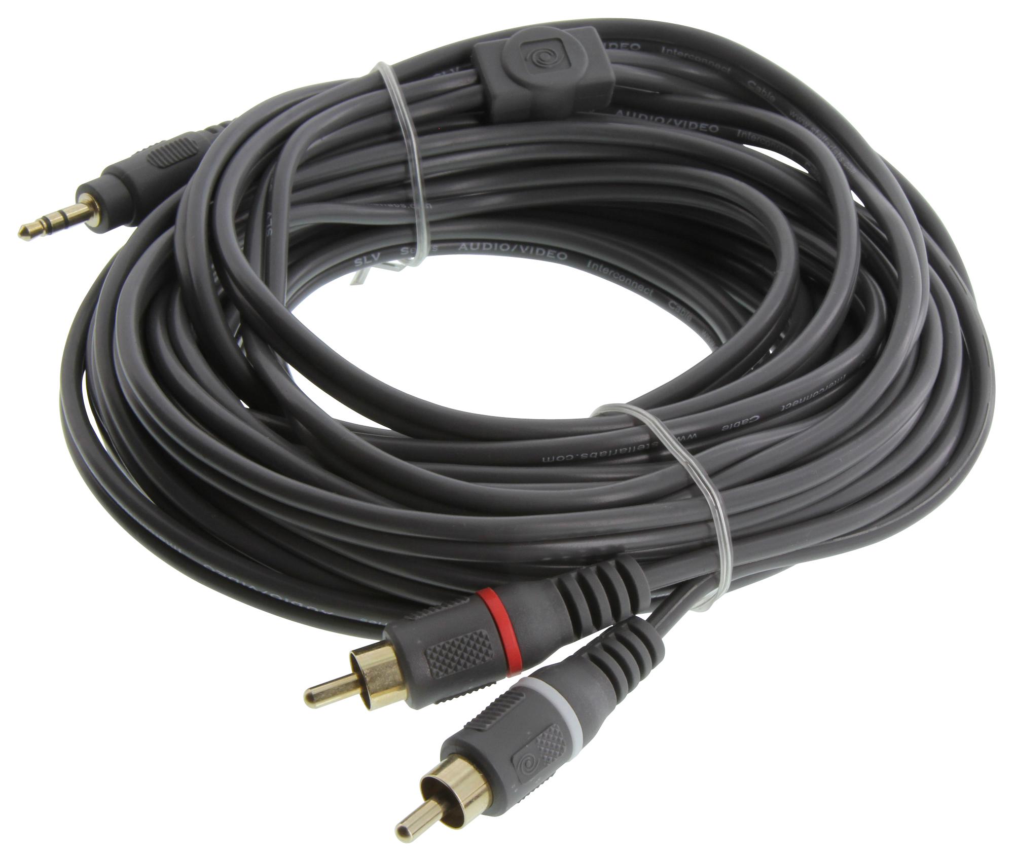 24-12039 - Stellar Labs - Audio / Video Cable Assembly, 3.5mm Stereo ...