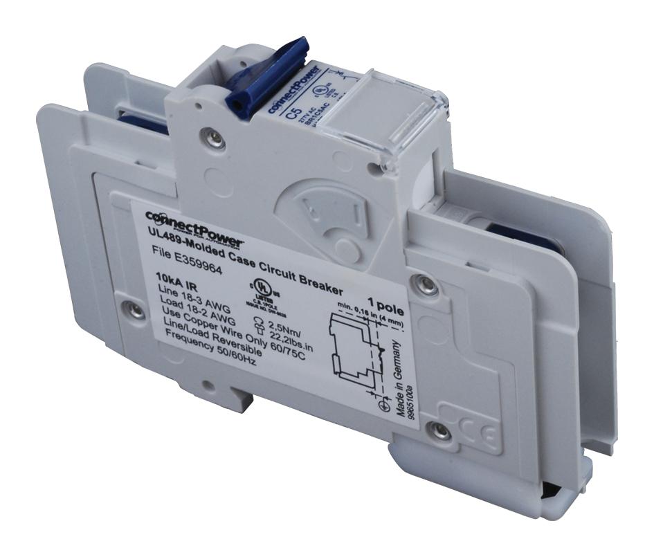BR1C5AC - Weidmuller - Thermal Magnetic Circuit Breaker, BR Series, 5 A