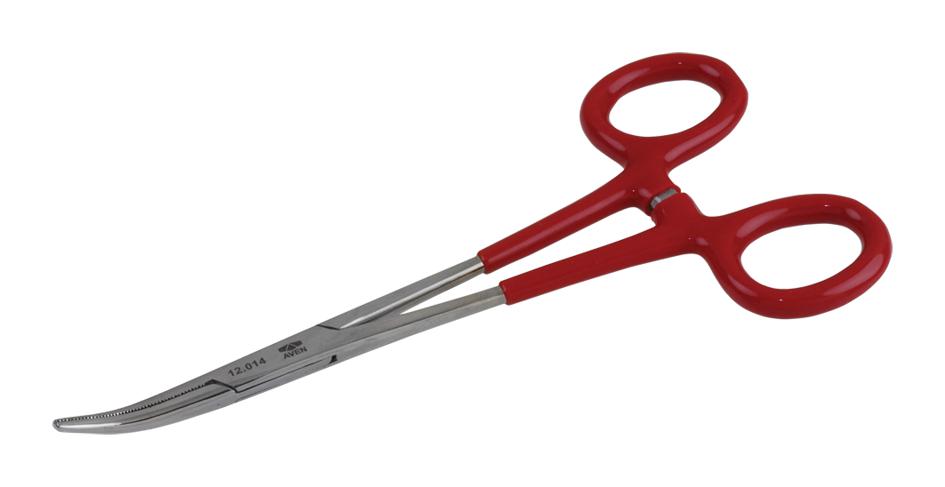 12014 - Aven - Forceps, Steel, Curved Tip