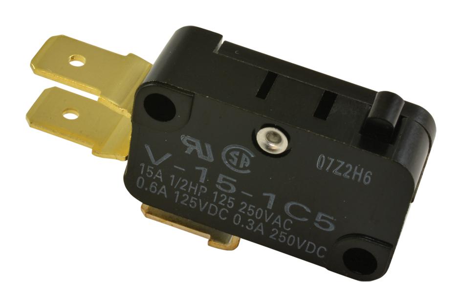 V-15-1C5 - Omron - Microswitch, Miniature, Plunger