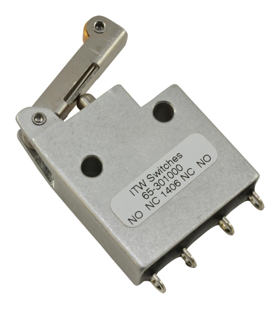 65-301000 - Itw Switches - Microswitch, Subminiature, Roller Lever