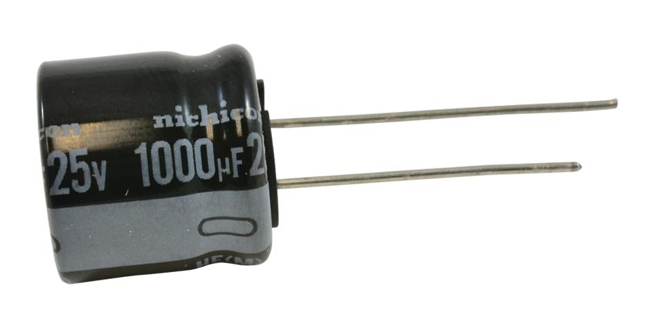 UHE1E102MHD3TN - Nichicon - Electrolytic Capacitor, Miniature, 1000 µF