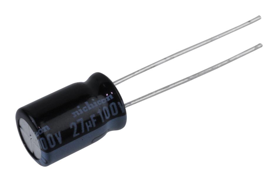 UHE2A270MPD1TD - Nichicon - Electrolytic Capacitor, Miniature, 27 µF