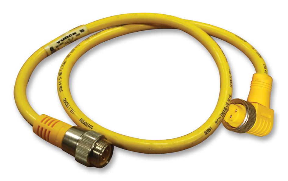 WKM 46-1M - Turck - Sensor Cable, Eurofast, 90° 7/8"-16 Receptacle