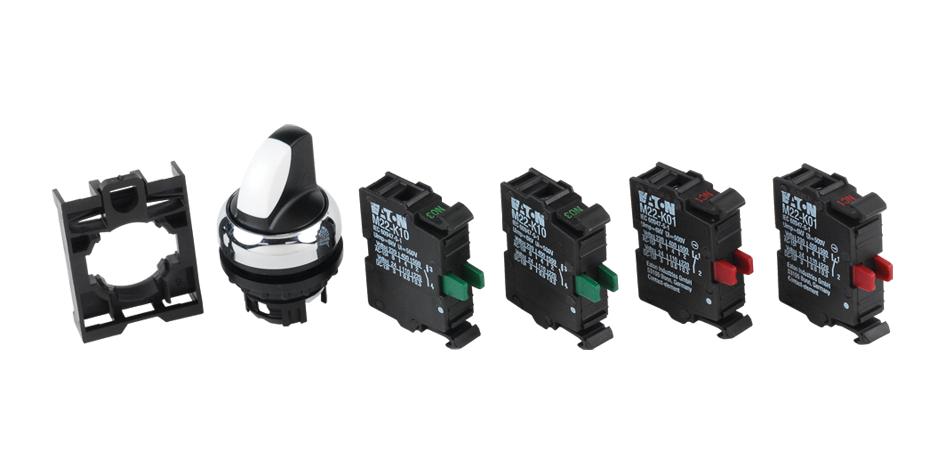 M22M-WRK3-K22 - Eaton Cutler Hammer - Rotary Switch, 3 Position, 4 Pole