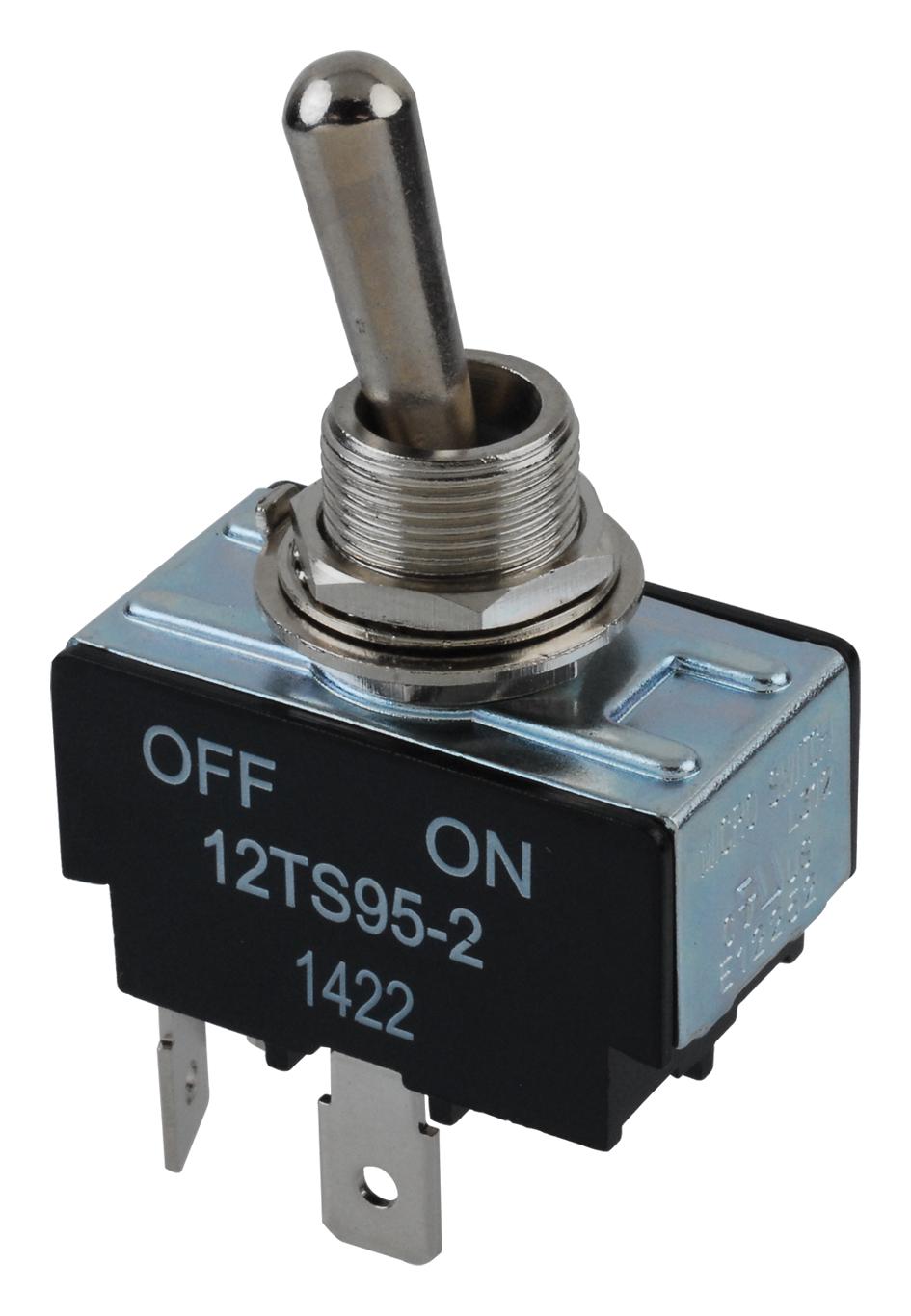 12TS95-2 - Honeywell - Toggle Switch, Off-On, DPST