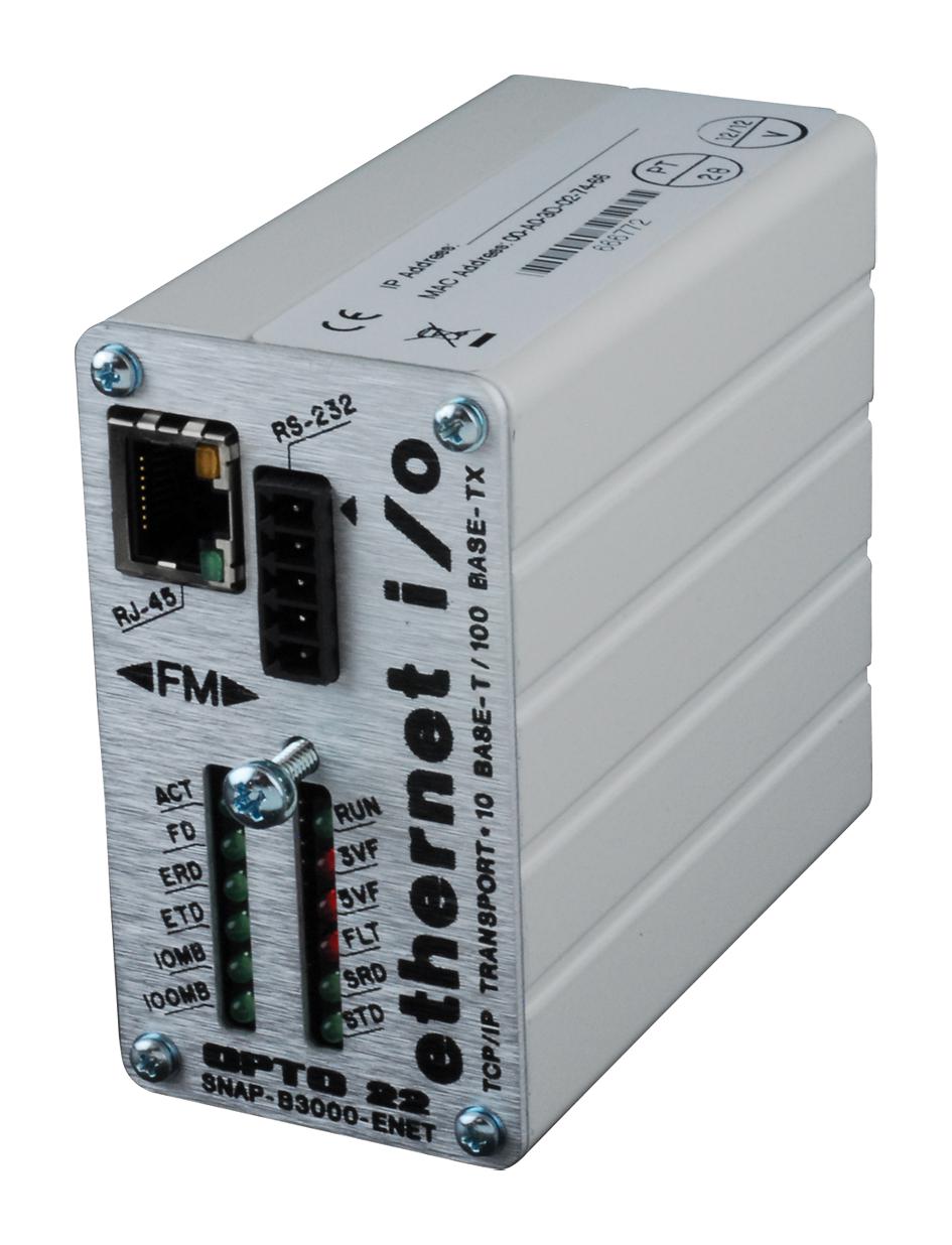 SNAP-B3000-ENET - Opto 22 - Ethernet Brain, SNAP Ethernet Series, Analog