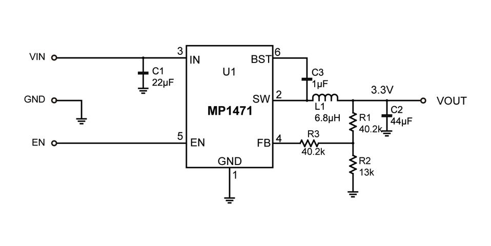MP1471AGJ-P - Monolithic Power Systems (mps) - DC-DC Switching Synchronous Buck Regulator, 4.5V ...