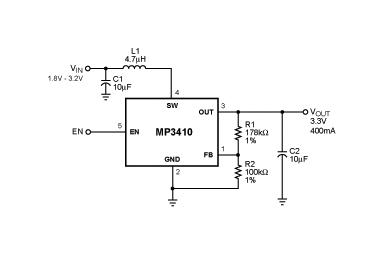 MP3410DJ-LF-P - Monolithic Power Systems (mps) - DC-DC Switching Synchronous Buck Regulator, 1 ...