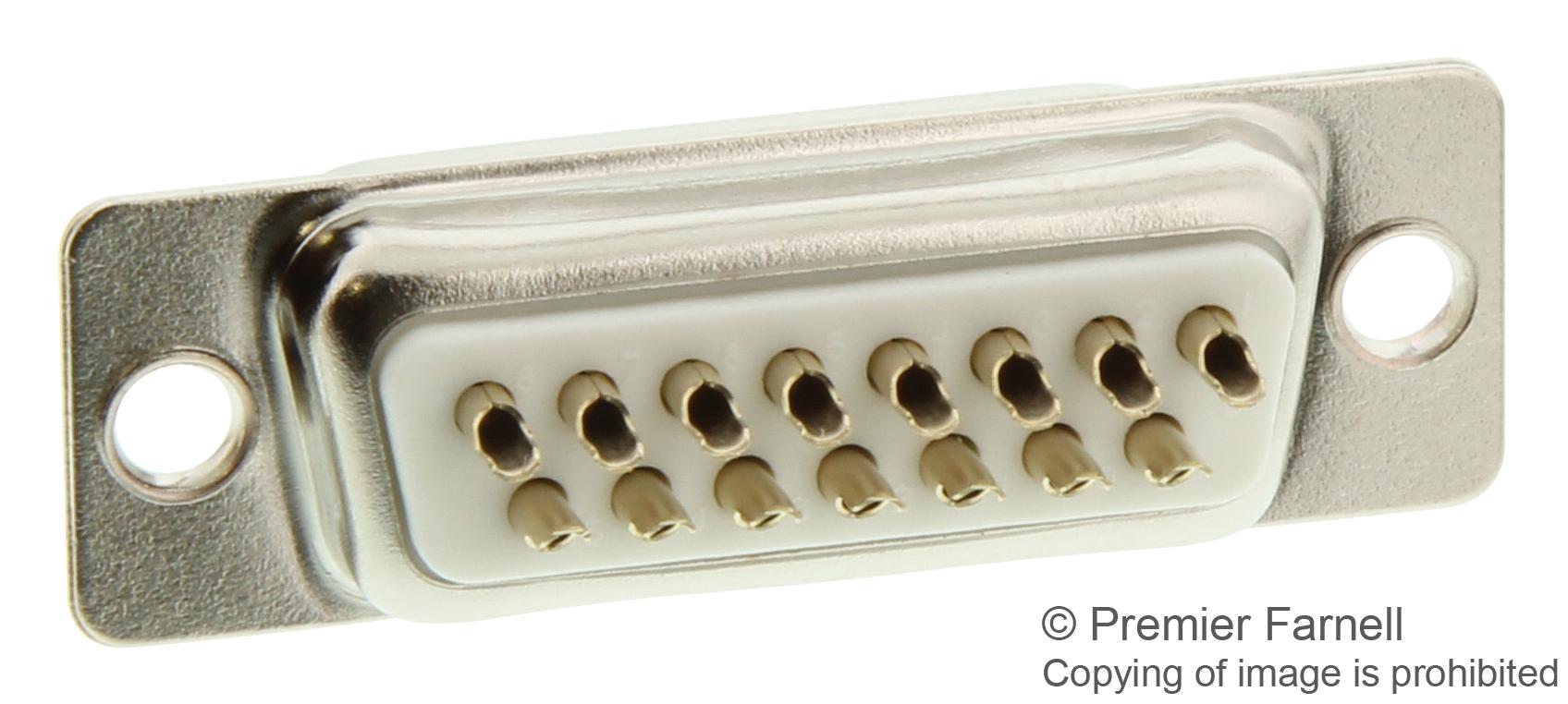 40-9715M - Aim Cambridge - Cinch Connectivity - D Sub Connector, DB15, 15 Contacts
