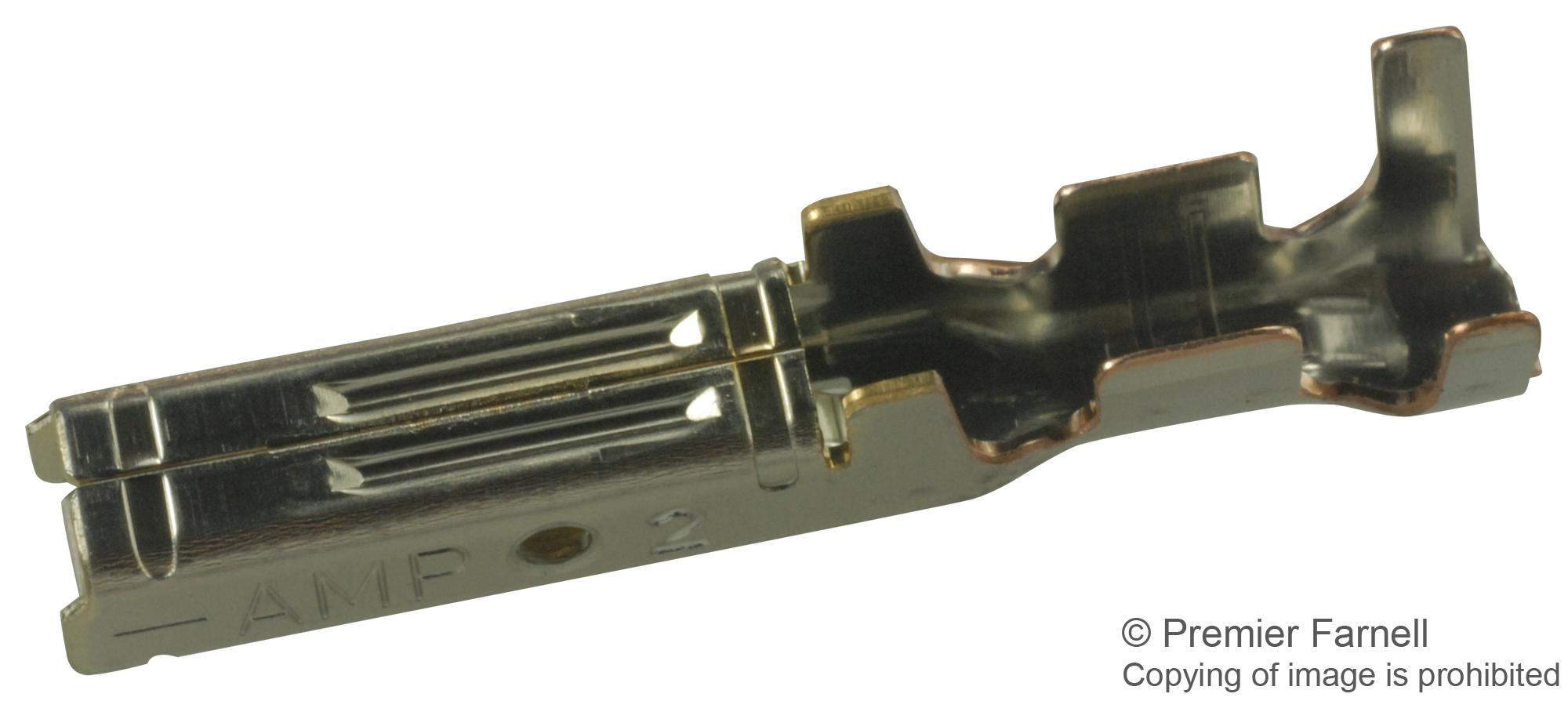 175196-2 - Amp - Te Connectivity - Rectangular Power Contact, Locking ...