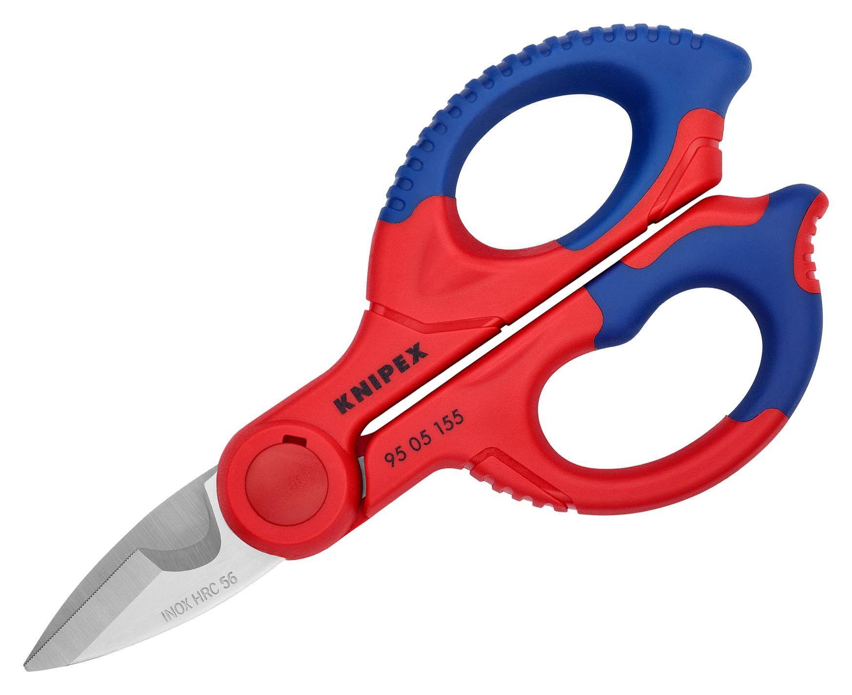 95 05 155 SB - Knipex - Scissors, Electrician, 155 mm