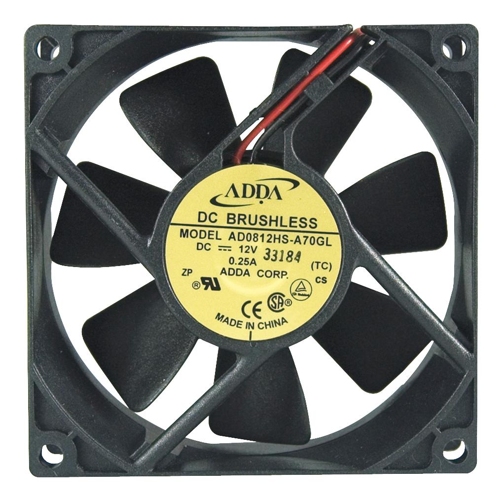 AD08012HB257004 - Adda - DC Axial Fan, 12 V, Square