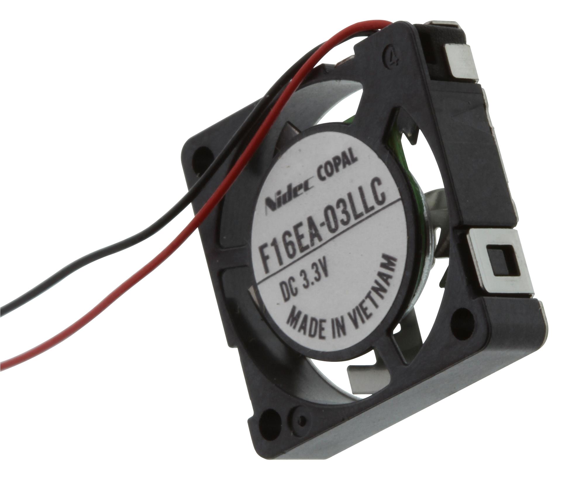 F16EA-03LLC - Nidec Components - DC Axial Fan, 3.3 V, Square
