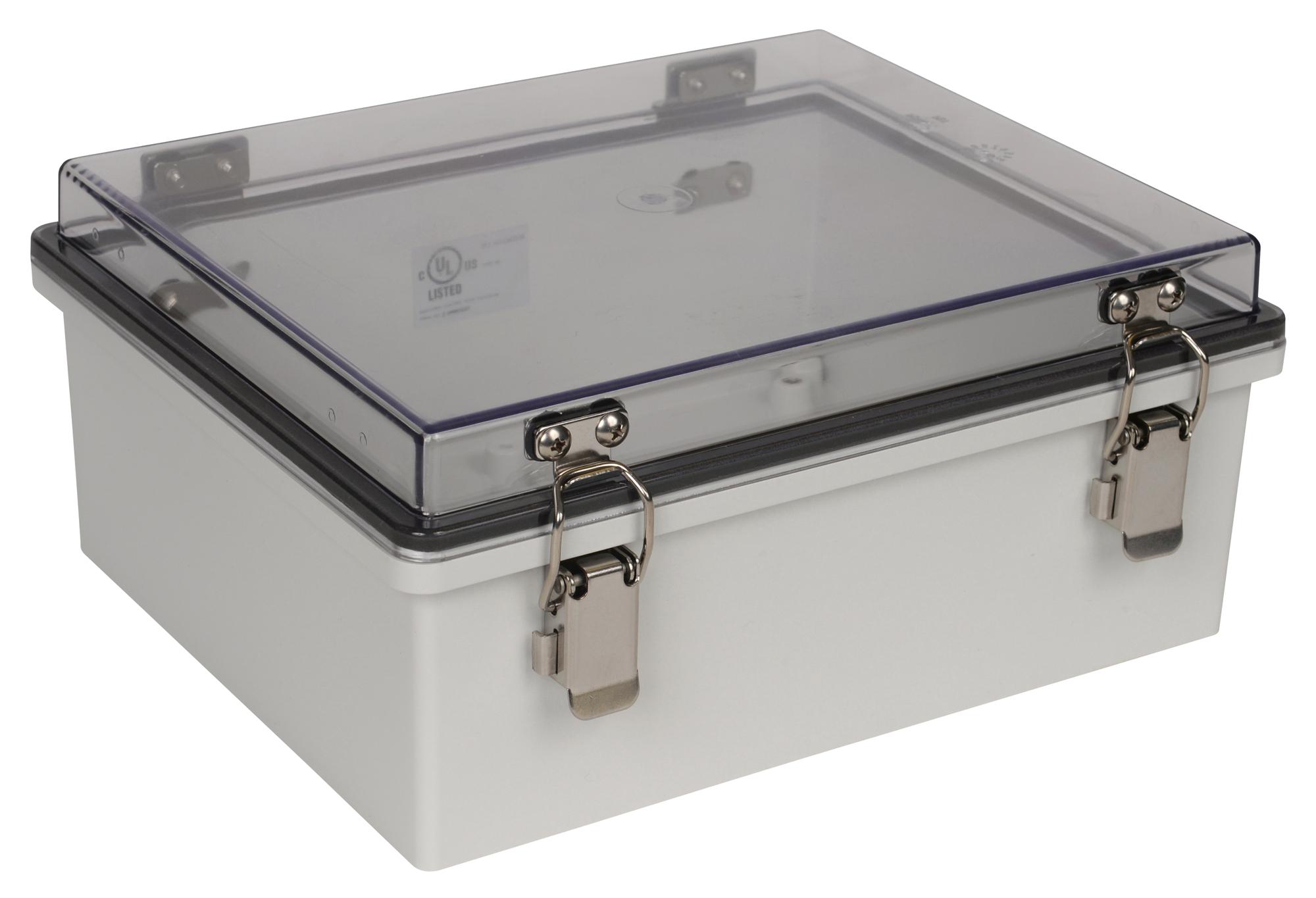 PTH-22422-C - Bud Industries - Plastic Enclosure, Hinged Cover ...