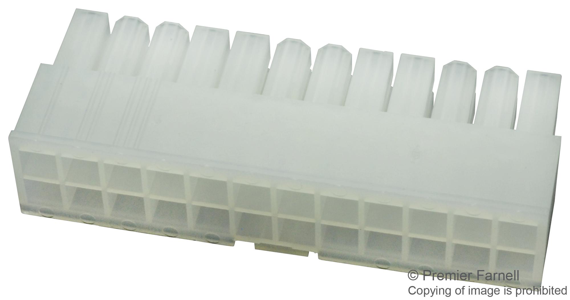 39-01-2240 - Molex - Connector Housing, Pull Tabs, UL 94V-2