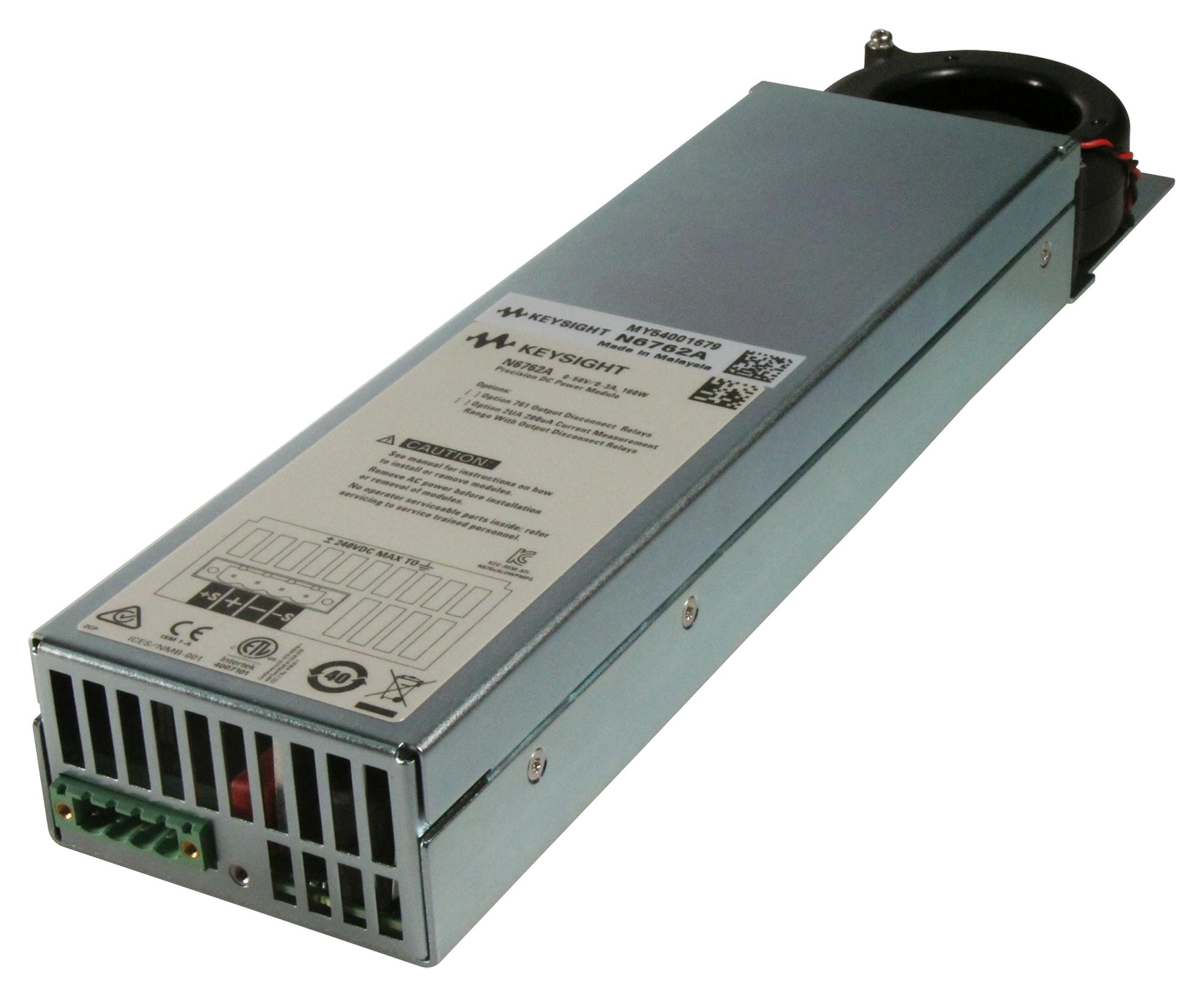 N6762A - Keysight Technologies - DC Power Module, Programmable, 1 O/P