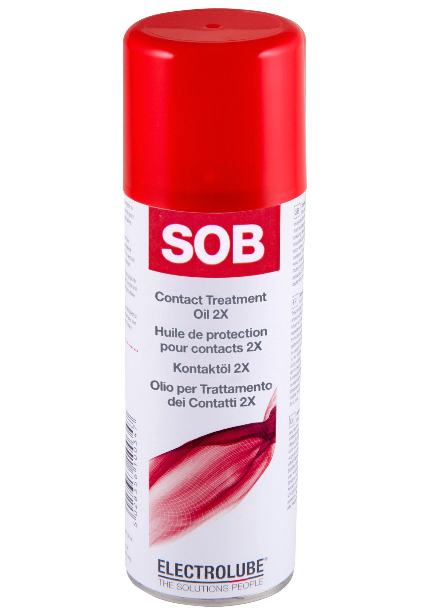 SOB200D - Electrolube - Contact Lubricant, SOB Oil, Aerosol