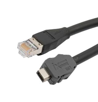 TRGIX604EC-BLK-1M - L-com - Ethernet Cable, Cat6a, IX Type B Plug to ...