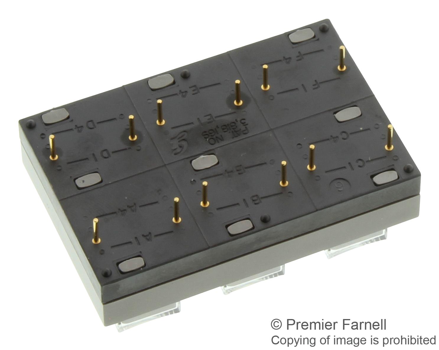 82-601-81 - Grayhill - Keypad, 82 Series, 2 x 3