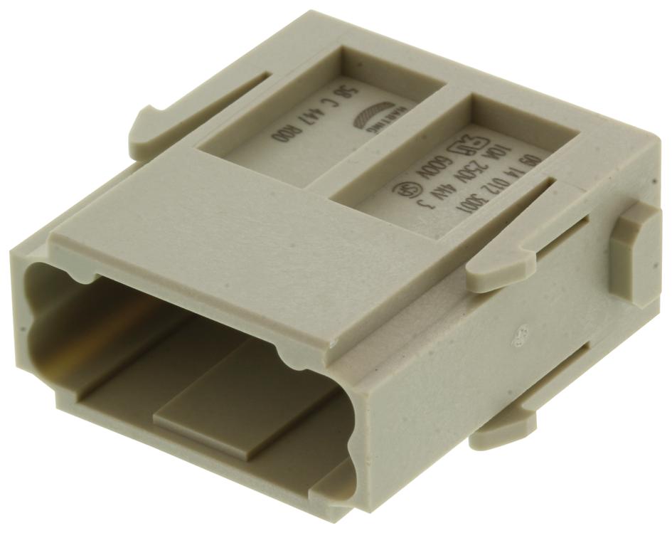 09140123001 - Harting - Heavy Duty Connector, Pin Module, Less Contacts