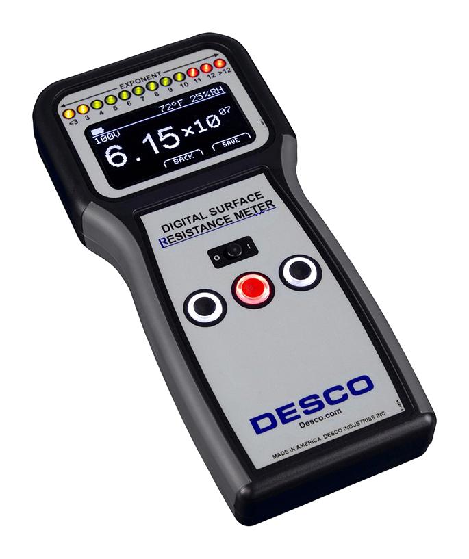 19291 - Desco - ESD Tester, Digital Surface Resistance Meter