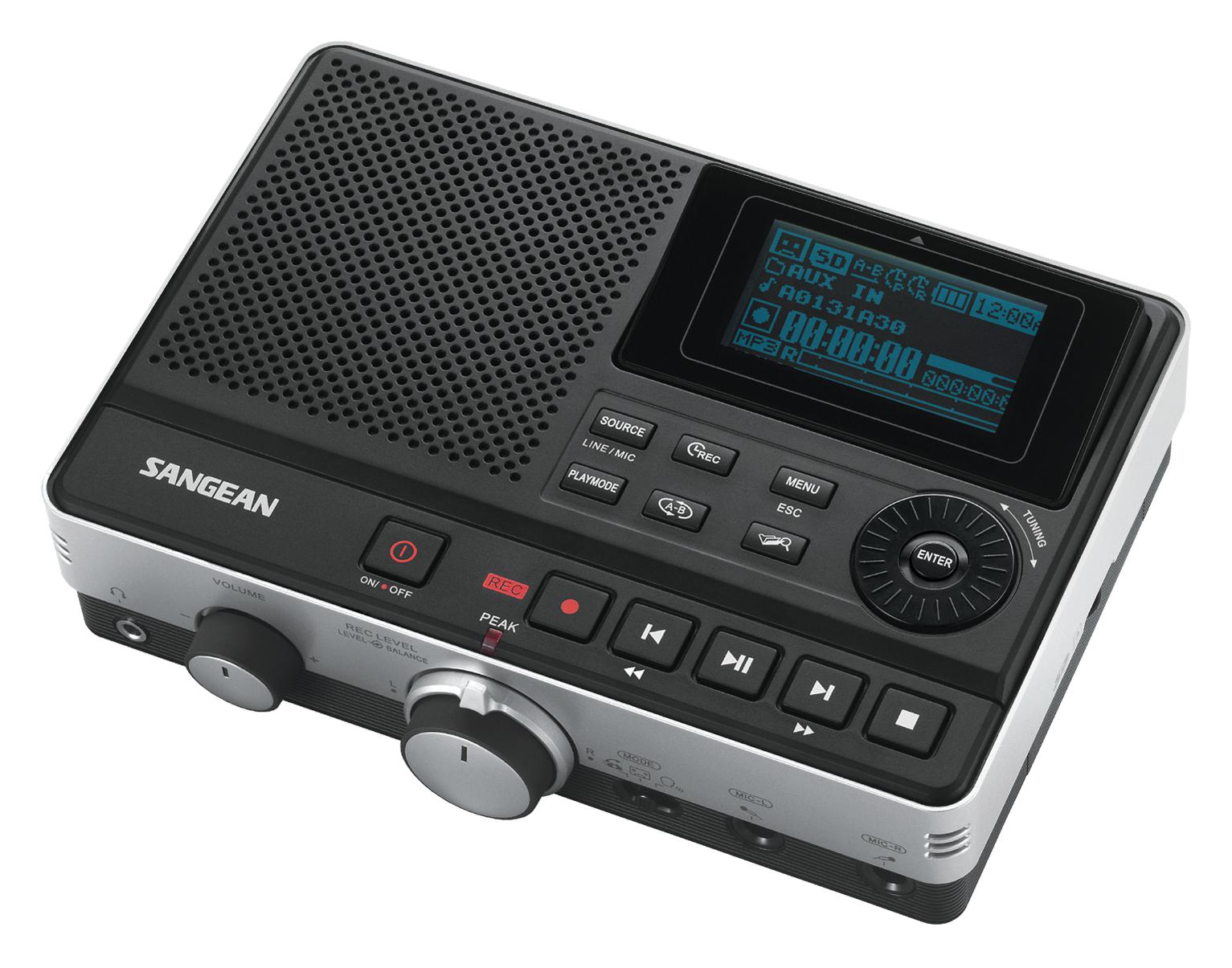 DAR-101 - Sangean - Radio, Built In Clock, Black