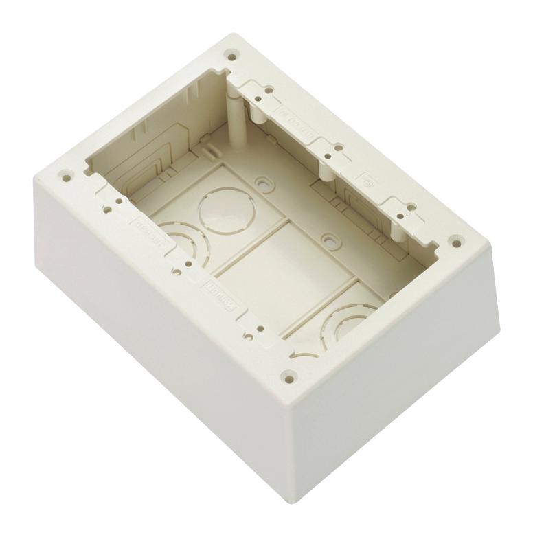 JBP3DWH - Panduit - Junction Box, Snap-On, 3-Gang